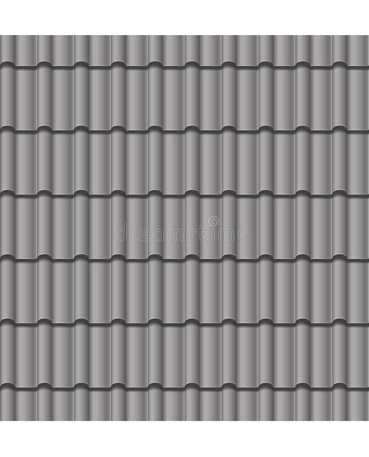 Vector Roof Tile Seamless Background Stock Illustration - Illustration ...