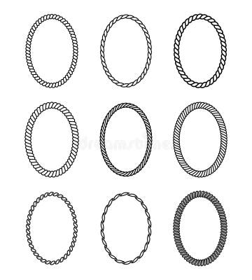 Rope Border Oval Stock Illustrations – 509 Rope Border Oval Stock Illustrations, Vectors ...