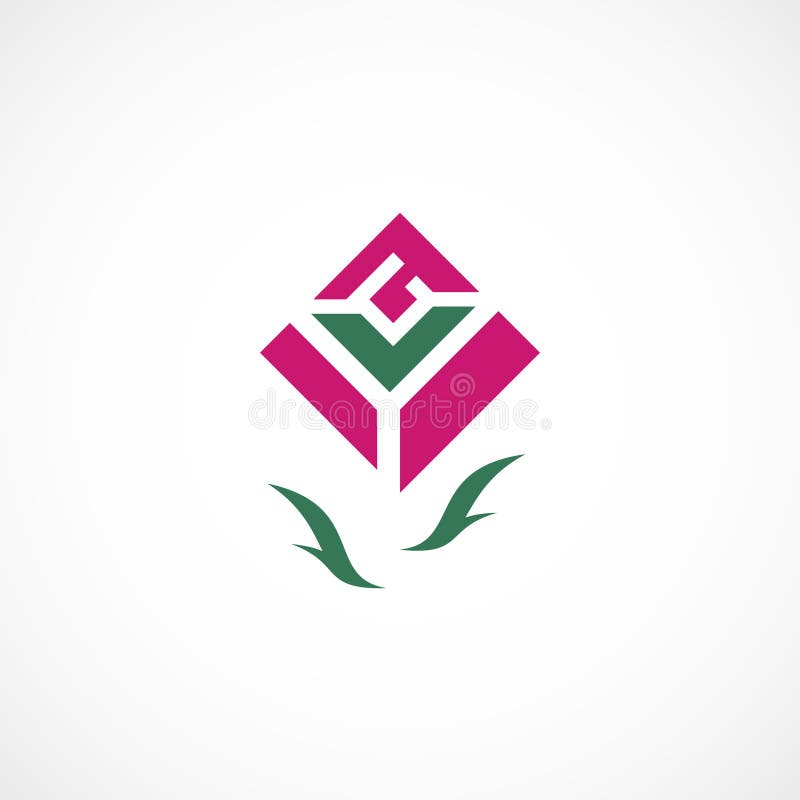 Vector Rose Symbol stock vector. Illustration of stripe - 97894067