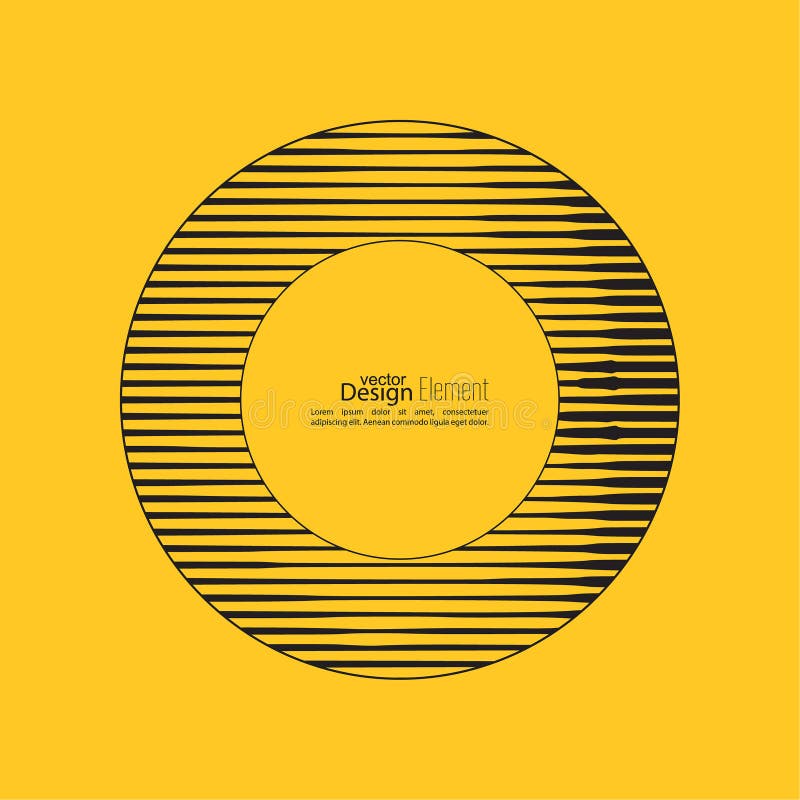 Vector round banner stock vector. Illustration of design - 137744126