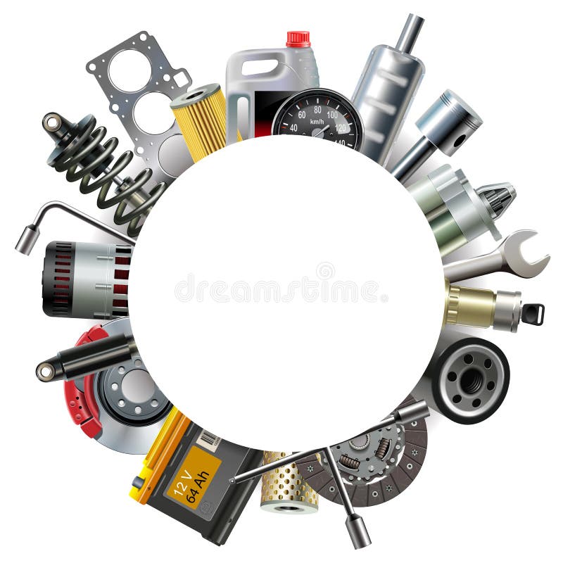 Vector Round Shelf With Female Accessories Stock Vector - Illustration ...