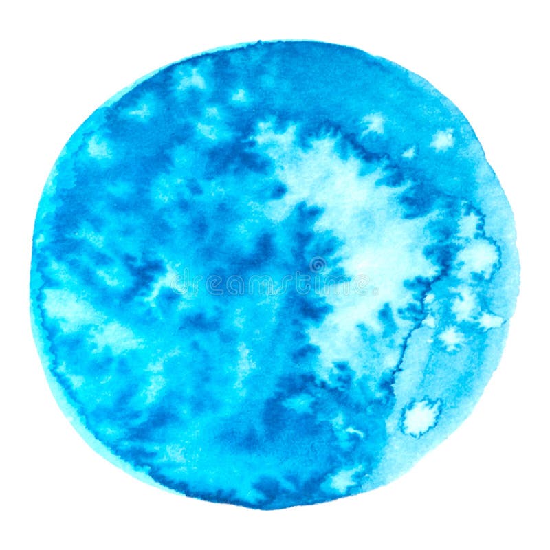 Blue round stock vector. Illustration of color, digital - 25988501