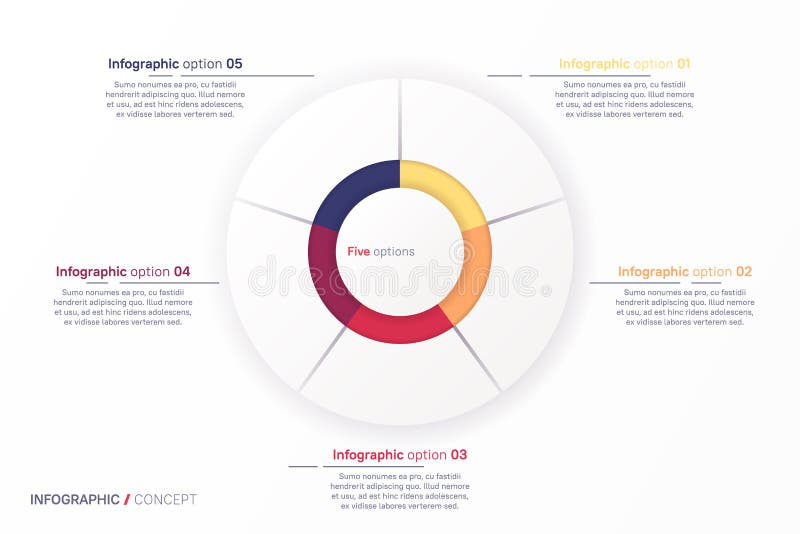 Five Parts Circle Stock Illustrations – 1,091 Five Parts Circle Stock ...