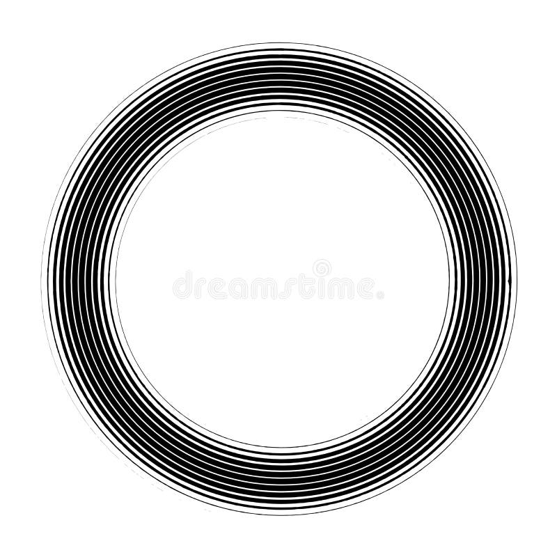 Vector Round Frame. Abstract Graphic Element Background Stock ...