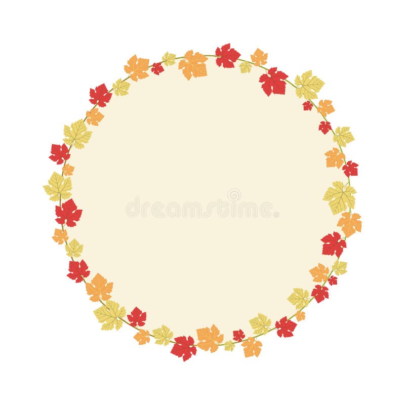 Grapevine Round Frame Stock Illustrations – 122 Grapevine Round Frame ...