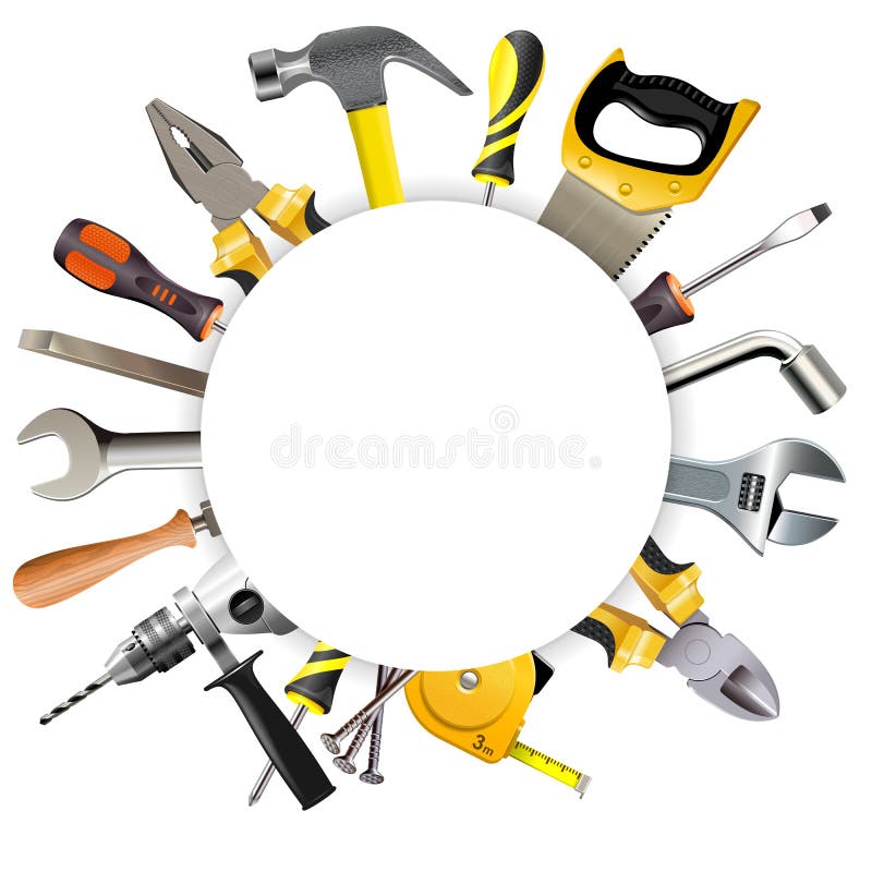 Carpentry Tools Border Stock Illustrations – 125 Carpentry Tools Border ...