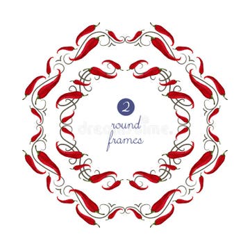 Chili Pepper Border Stock Illustrations – 843 Chili Pepper Border Stock ...