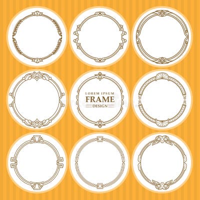 Scroll Round Design Stock Illustrations – 15,862 Scroll Round Design ...