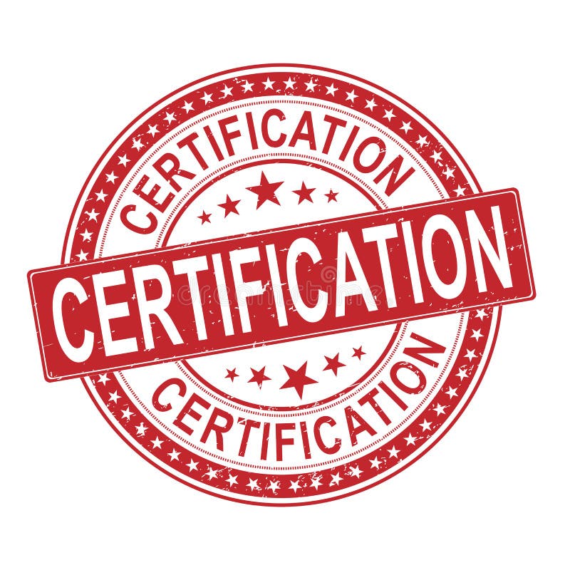 ISO APPROVED Certified Sign Icon. Certification Stamp. Circle And ...