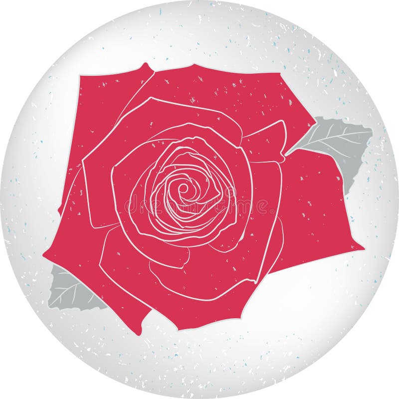Vector round rose card stock vector. Illustration of abstract - 20739628