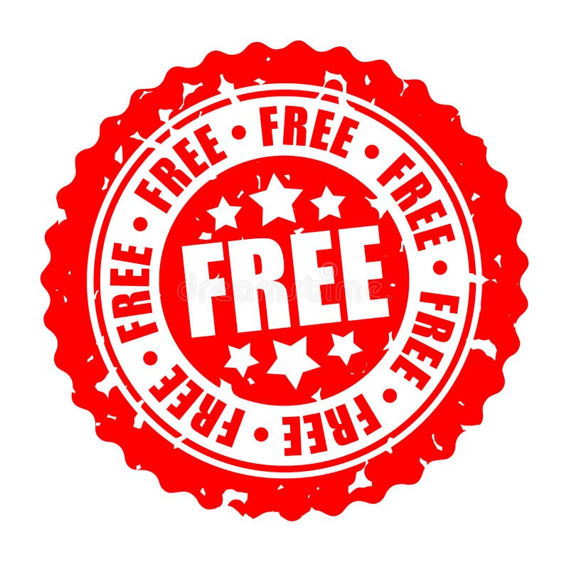 Vector round stamp FREE stock vector. Illustration of norm - 78767881