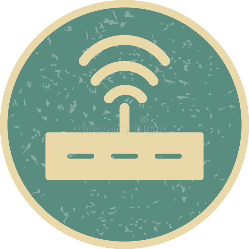 Vector Router Icon stock illustration. Illustration of icon - 180090675