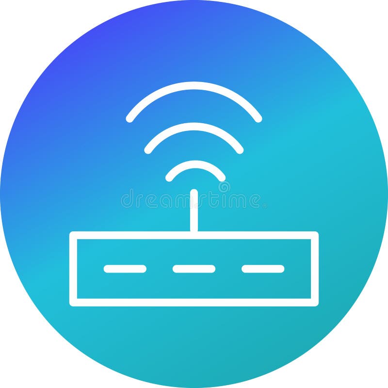 Vector Router Icon for Personal and Commercial Use. Stock Illustration ...