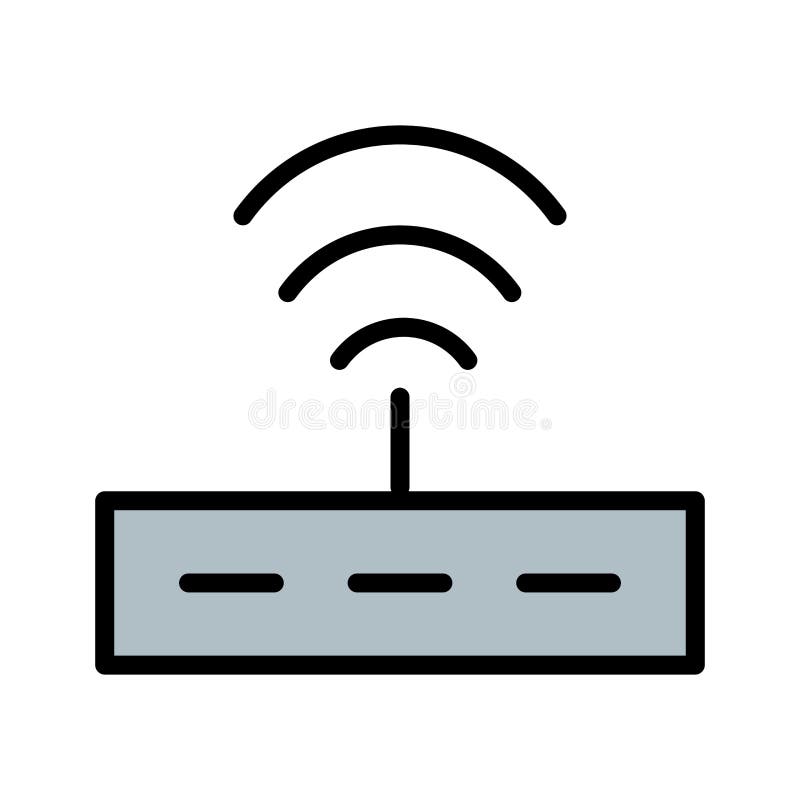 Vector Router Symbol Icon Design Stock Vector - Illustration of wifi ...