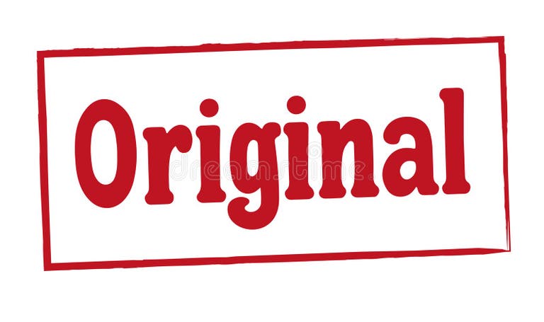 Vector Rubber Stamp that Say Original Stock Vector - Illustration of ...