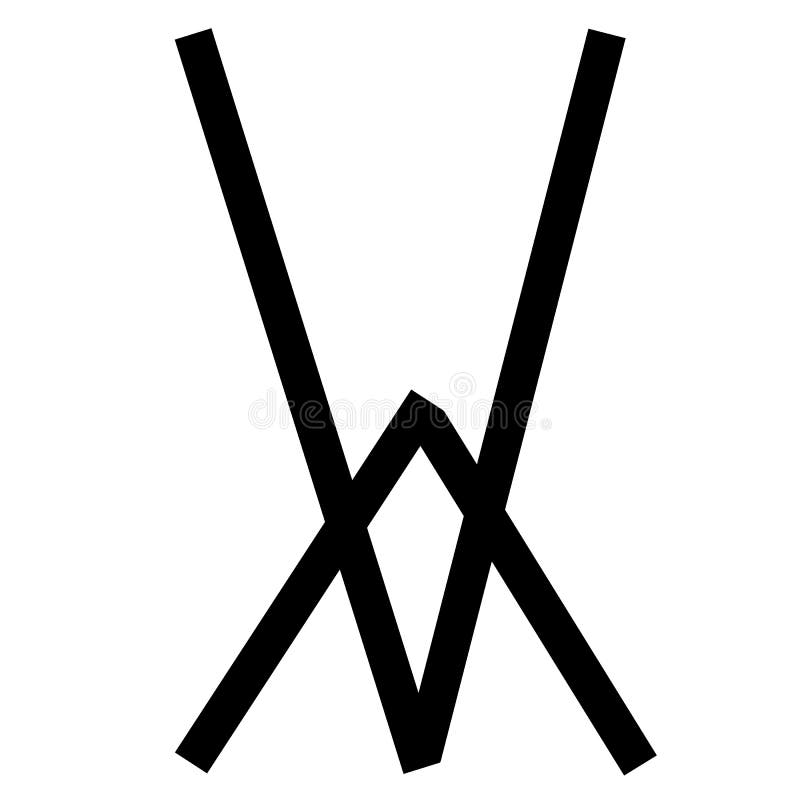 Runic Scandinavian Celtic Alphabet Letter Stock Illustrations – 836 ...