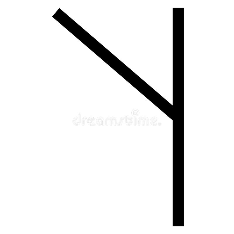 Runic Scandinavian Celtic Alphabet Letter Stock Illustrations – 836 ...