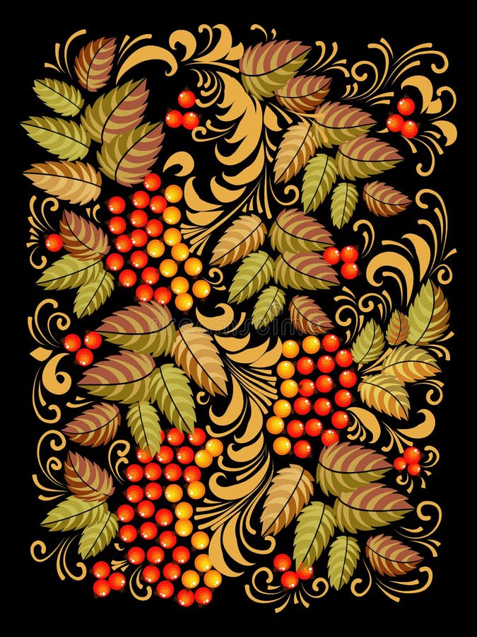 Vector Russian Ethnic Ornament .Russian Style Decoration and Design ...