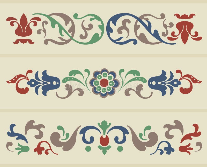 Vector Russian Floral Ornament Vector Design Illustration Stock Vector ...
