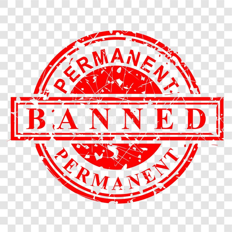 Banned Transparent Background Stock Illustrations – 132 Banned ...