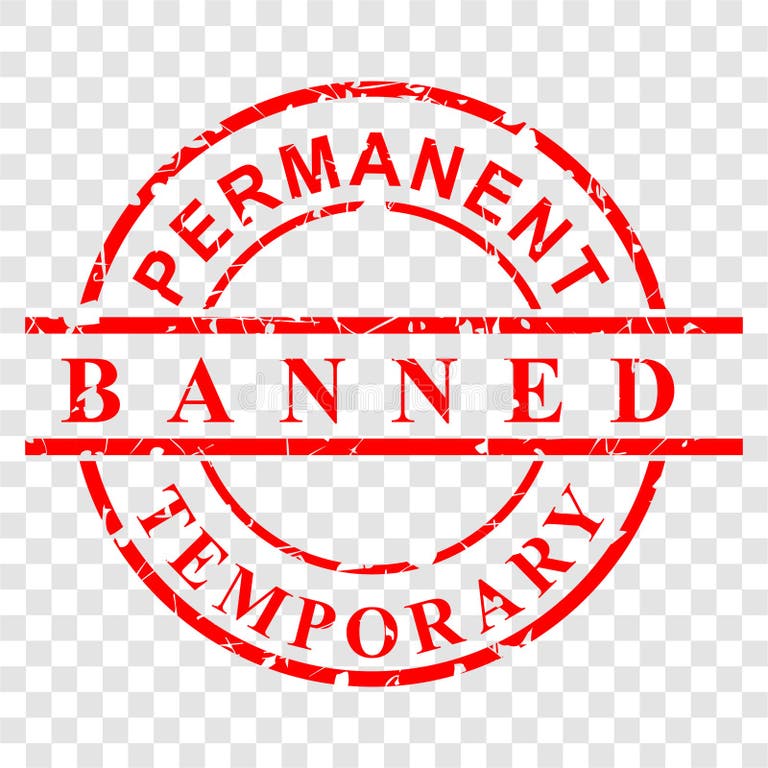 Banned Transparent Background Stock Illustrations – 221 Banned ...