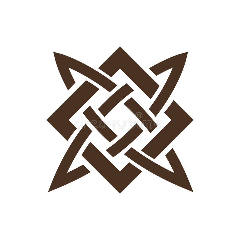Vector Símbolos Místicos Y Mágicos Celta Paganos Stock de ilustración ...