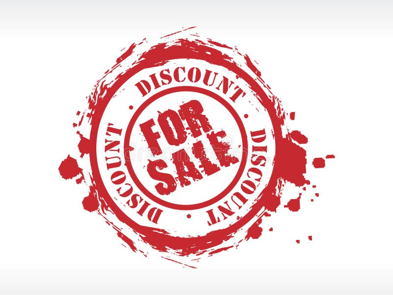 Vector sale rubber stamp stock illustration. Illustration of gift ...