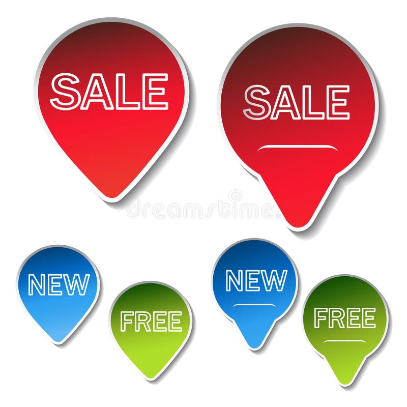 Vector Tag Label Circle Brush Stroke Style Colorful Stock Vector ...