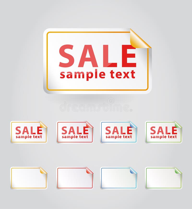 Vector sale sticker.. stock vector. Illustration of business - 27407645
