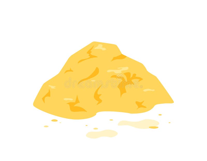 Vector Sand Icon in Simple Flat Style Stock Vector - Illustration of ...