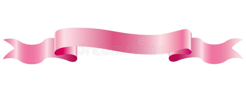 Vector Satin Curved Ribbons of Different Colors of Gradient Coloring on ...