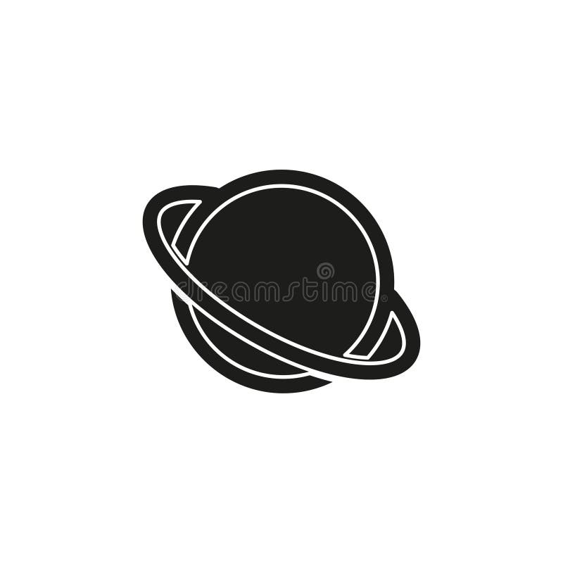 Vector saturn planet icon stock illustration. Illustration of solar ...