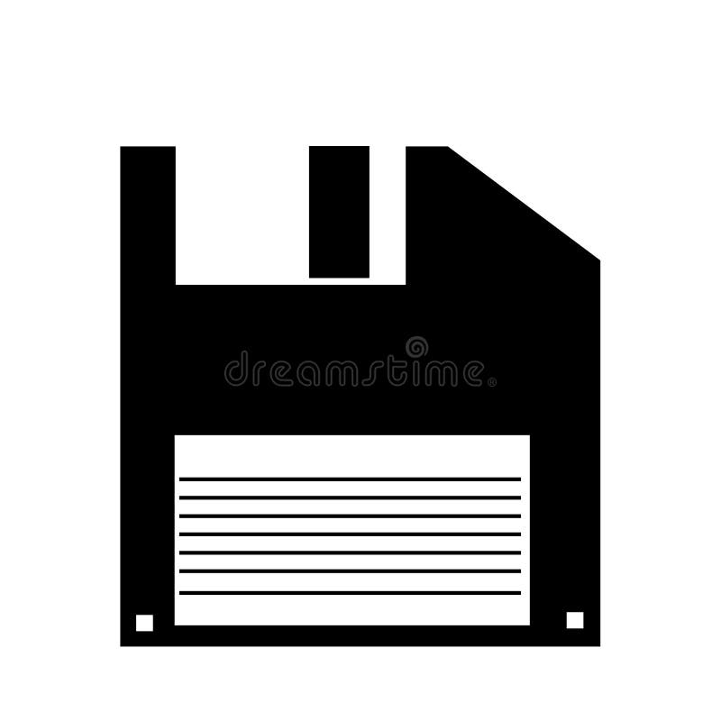 Vector Save Floppy Disk for the Save Symbol on Computers and Gadgets or ...