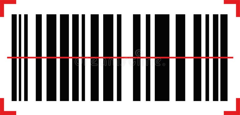 Vector scan bar code stock vector. Illustration of scanning - 264644426