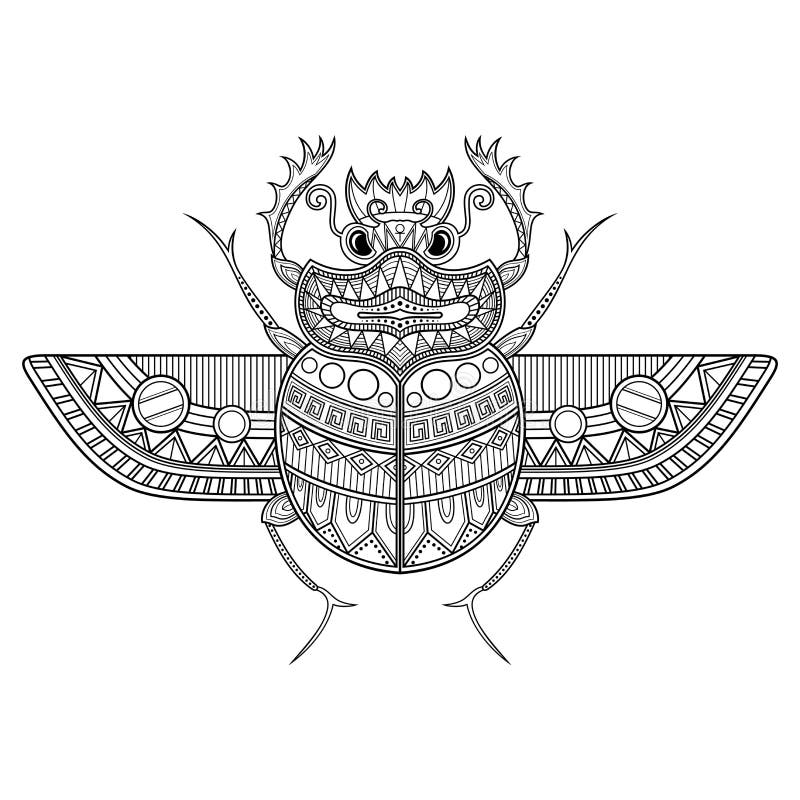 Scarab Pattern Stock Illustrations – 1,250 Scarab Pattern Stock ...