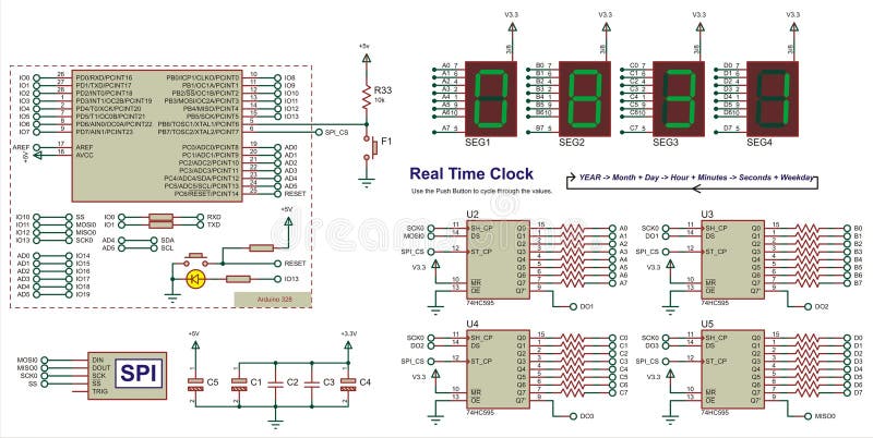Vector Electrical Circuit of an Electronic Device Assembled on an ... Vector Electrical Circuit of an Electronic Device Assembled on an ...
