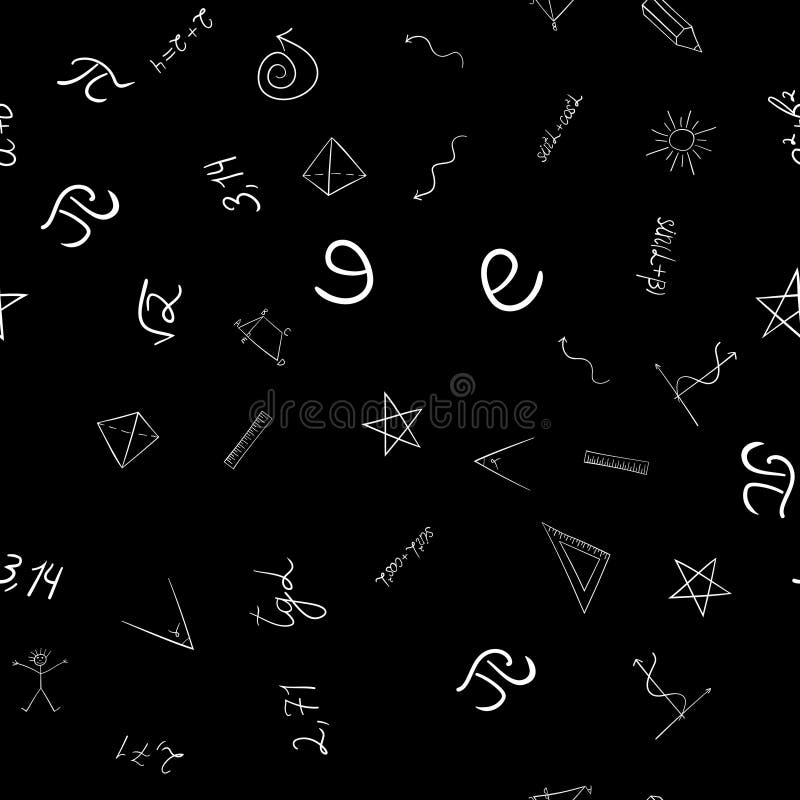 Vector School Doodles Seamless Pattern Stock Illustration ...