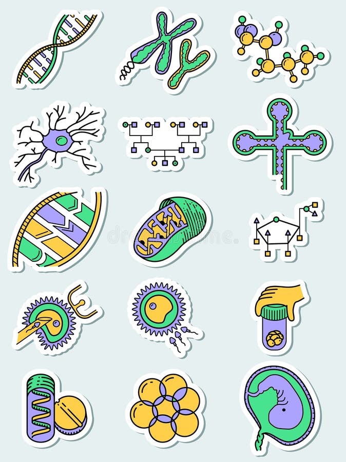 Science icons stock vector. Illustration of bomb, biology - 17408806