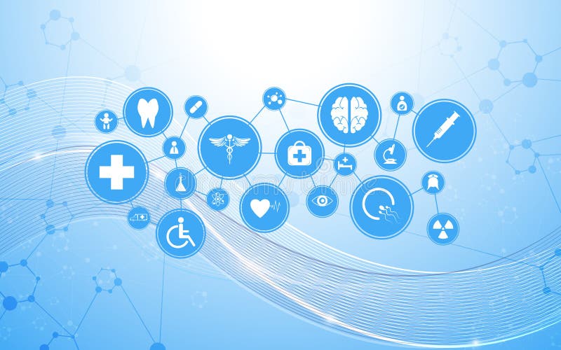 Vector Science Medical Health Care Concept Background Stock Vector ...