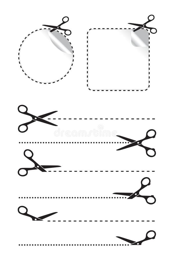 Vector set of scissors stock vector. Illustration of design - 144515919