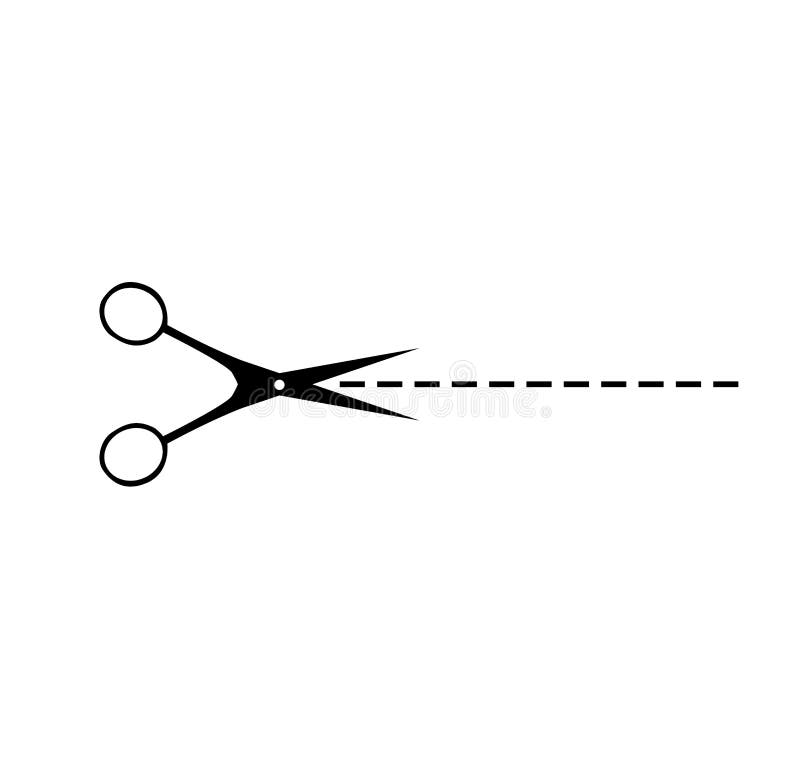 Scissors Line Stock Illustrations – 41,033 Scissors Line Stock ...