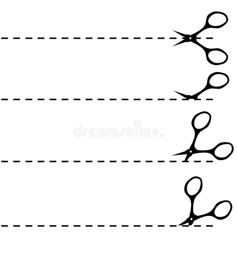Vector set of scissors stock vector. Illustration of design - 144515919