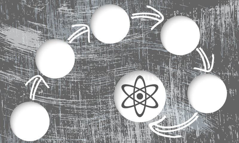 Text Box and Science Symbol Stock Illustration - Illustration of office ...