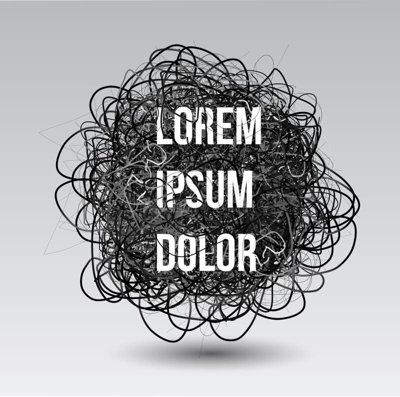 Vector Scribble Background stock vector. Illustration of lining - 99997624