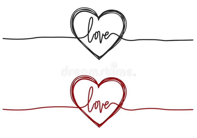 Red Heart Scribble Stock Illustrations 7 008 Red Heart Scribble Stock