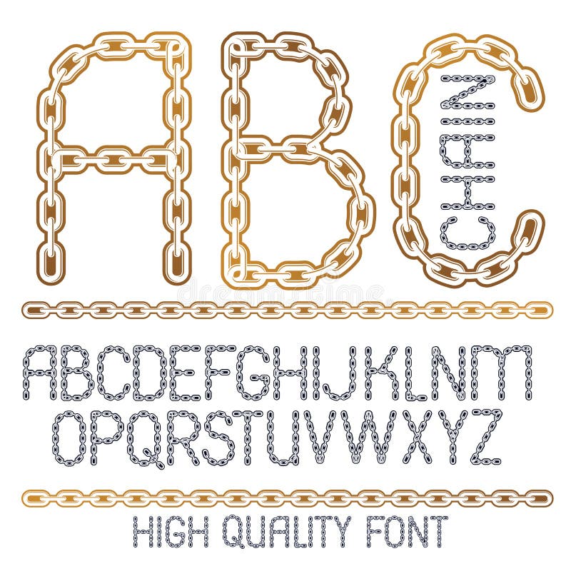 Vector Script, Modern Alphabet Letters, Abc Set. Capital Decorative ...