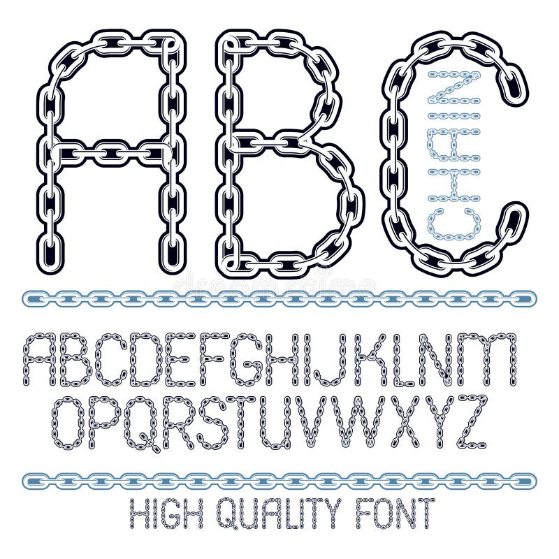 Vector Script, Modern Alphabet Letters, Abc Set. Upper Case Decorative ...