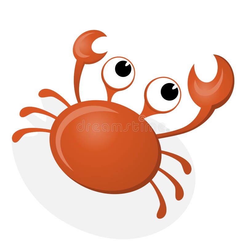 Vector sea crab stock vector. Illustration of cartoon - 40289513
