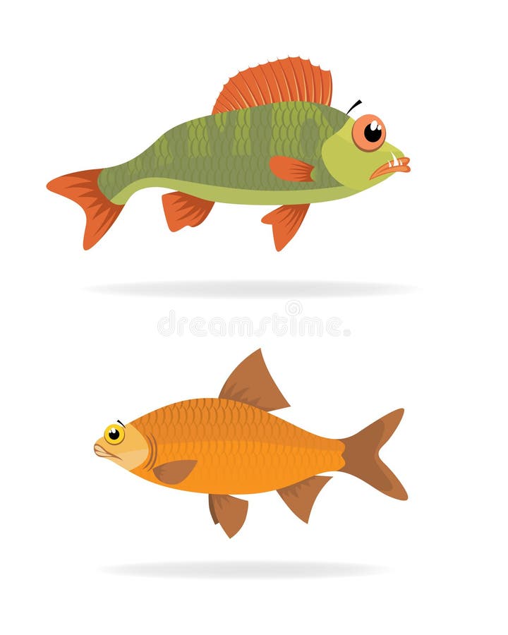 Vector sea fish stock illustration. Illustration of ocean - 10708401