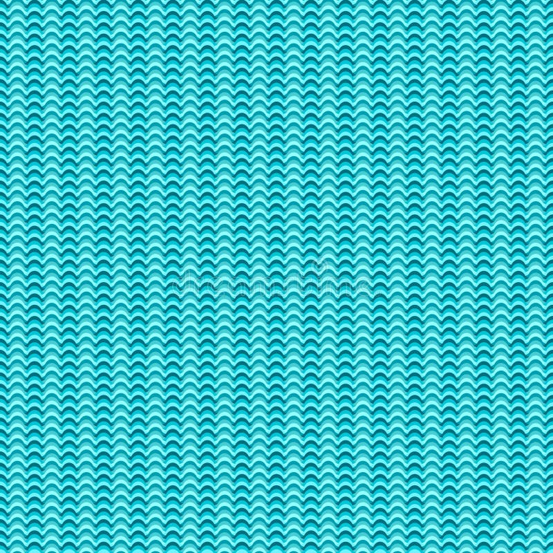 Vector Sea Waves Minimal Seamless Texture or Pattern Stock Vector ...